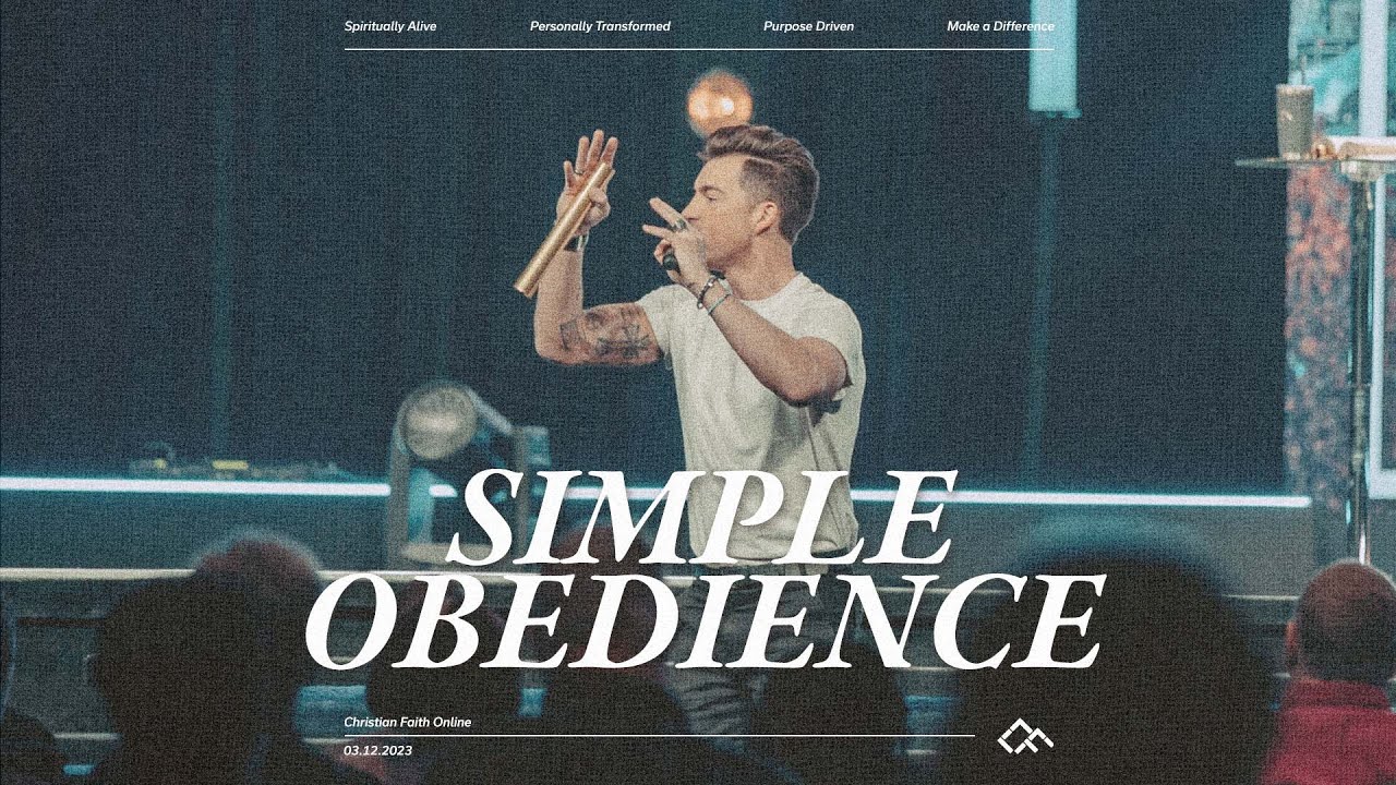Simple Obedience | Caleb Treat | Christian Faith Online - YouTube