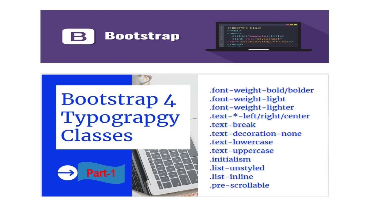 How to make text responsive in bootstrap 4 | Bootstrap 4 Typography classes (Part-1) for ...