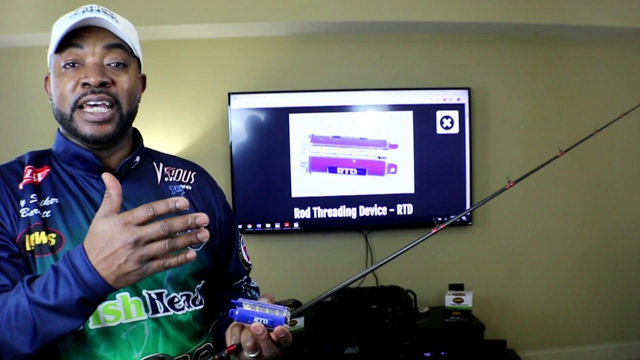 Rod Threading Device is a must have for any angler - YouTube