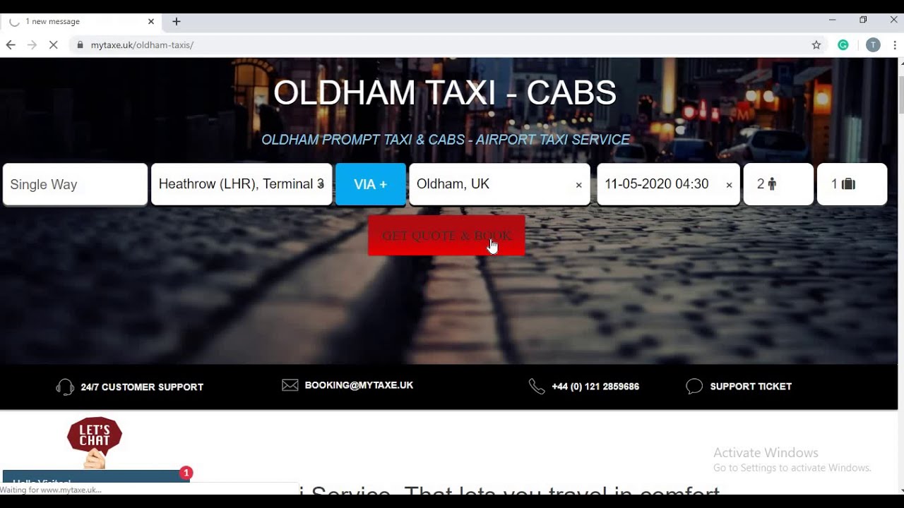 How to Book a Cheap taxi From london Heathrow to Oldham? - YouTube