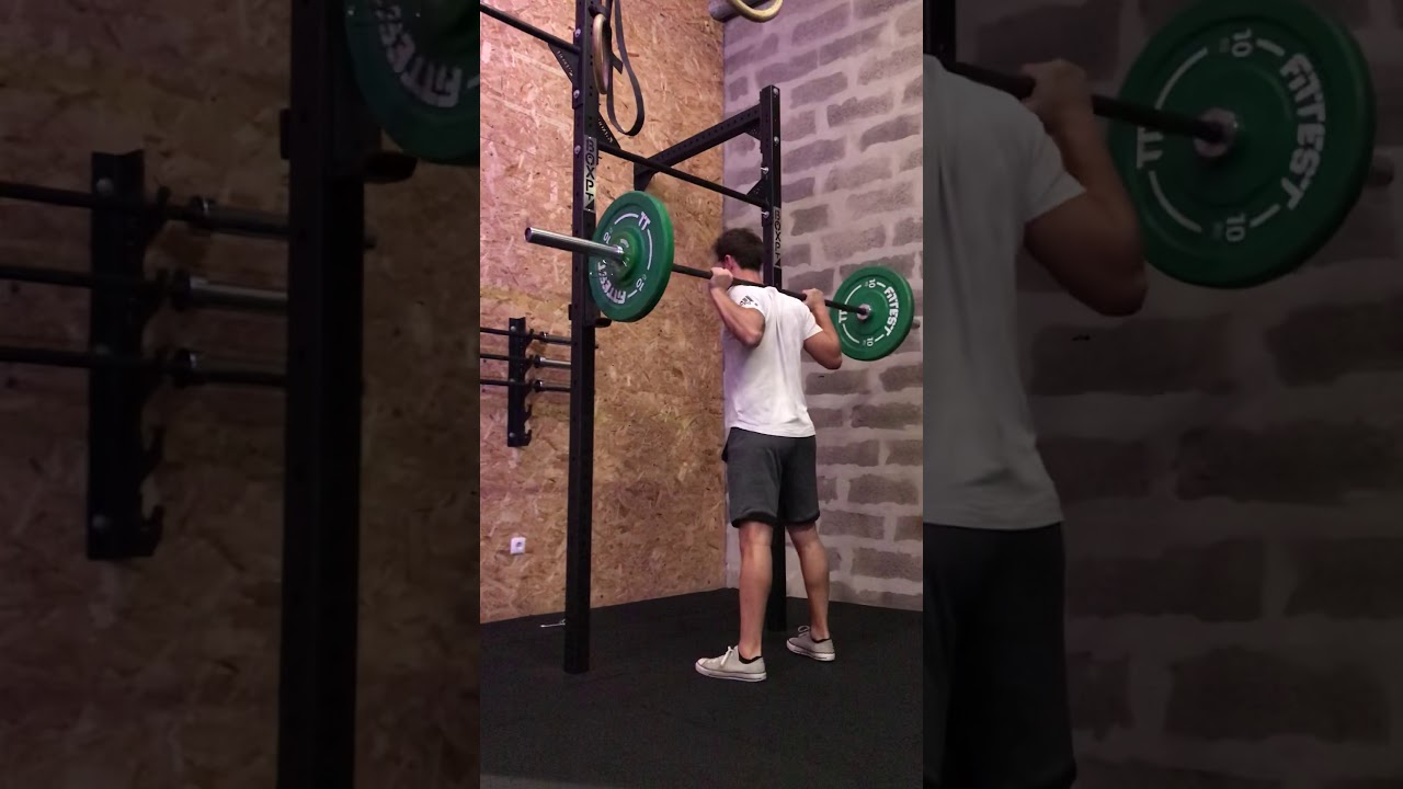 Barbell squat jumps - YouTube