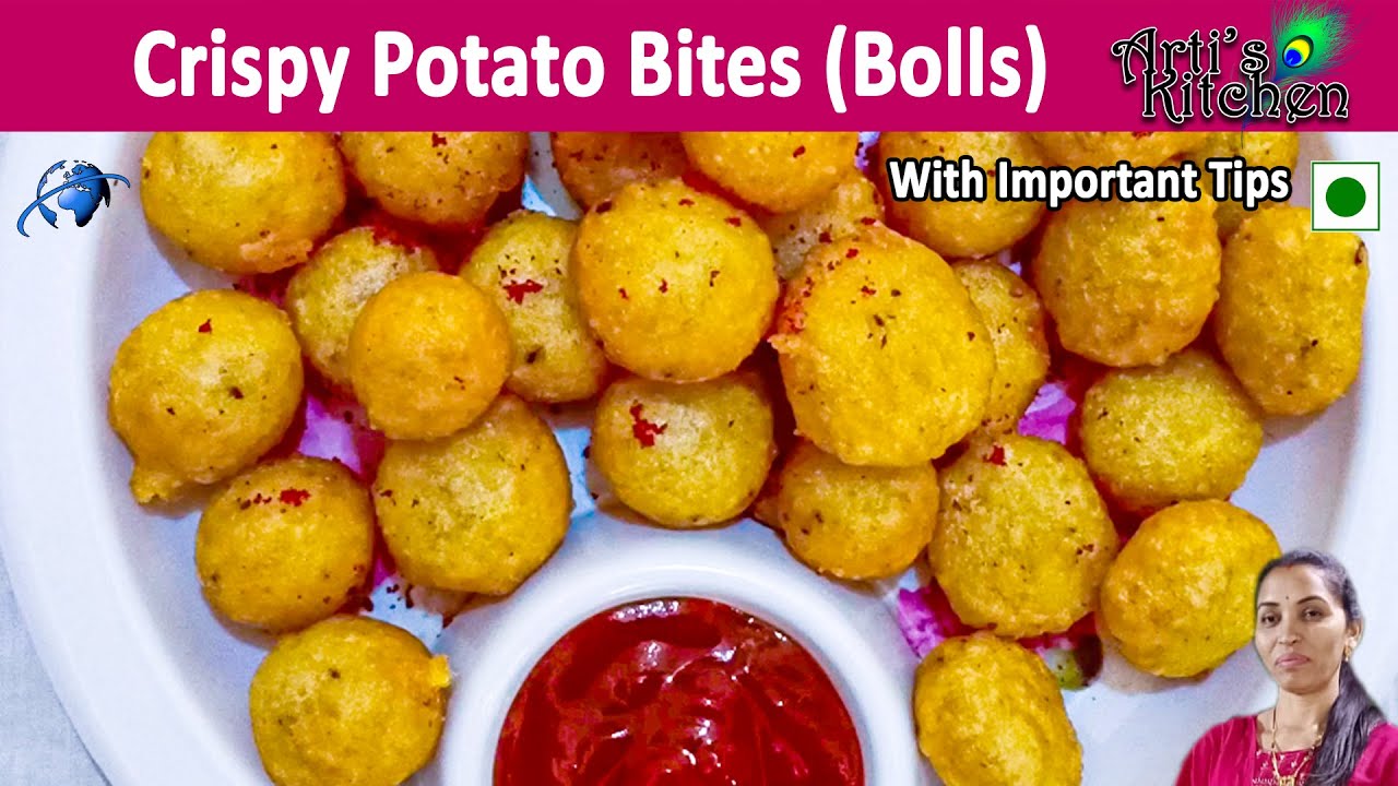 Crispy Potato Bites Recipe | Potato Bolls | Crispy French Fries ...