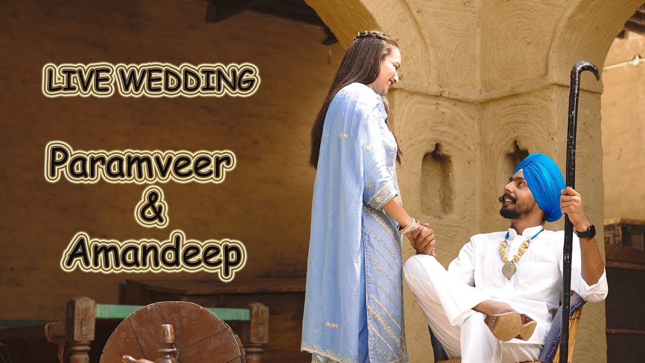 Live Wedding Ceremony || Paramveer & Amandeep || Studio raja ...