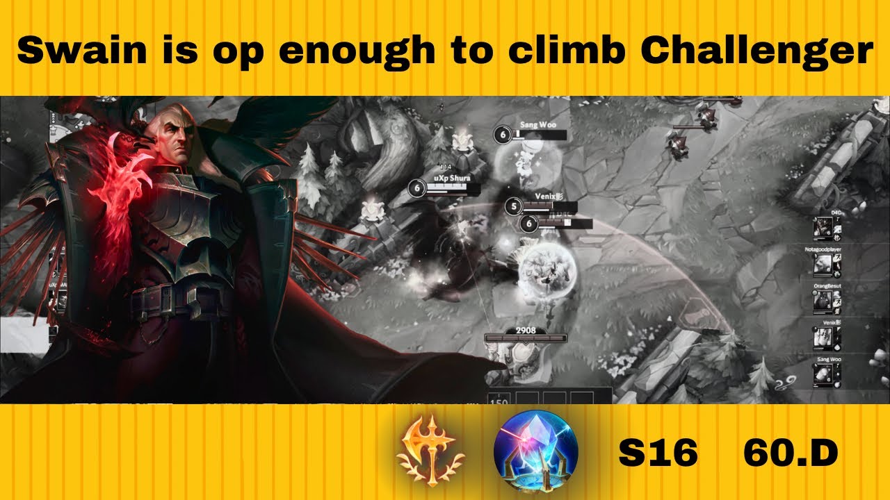 Wild Rift- Swain Mid Gameplay Build & Rune! - YouTube