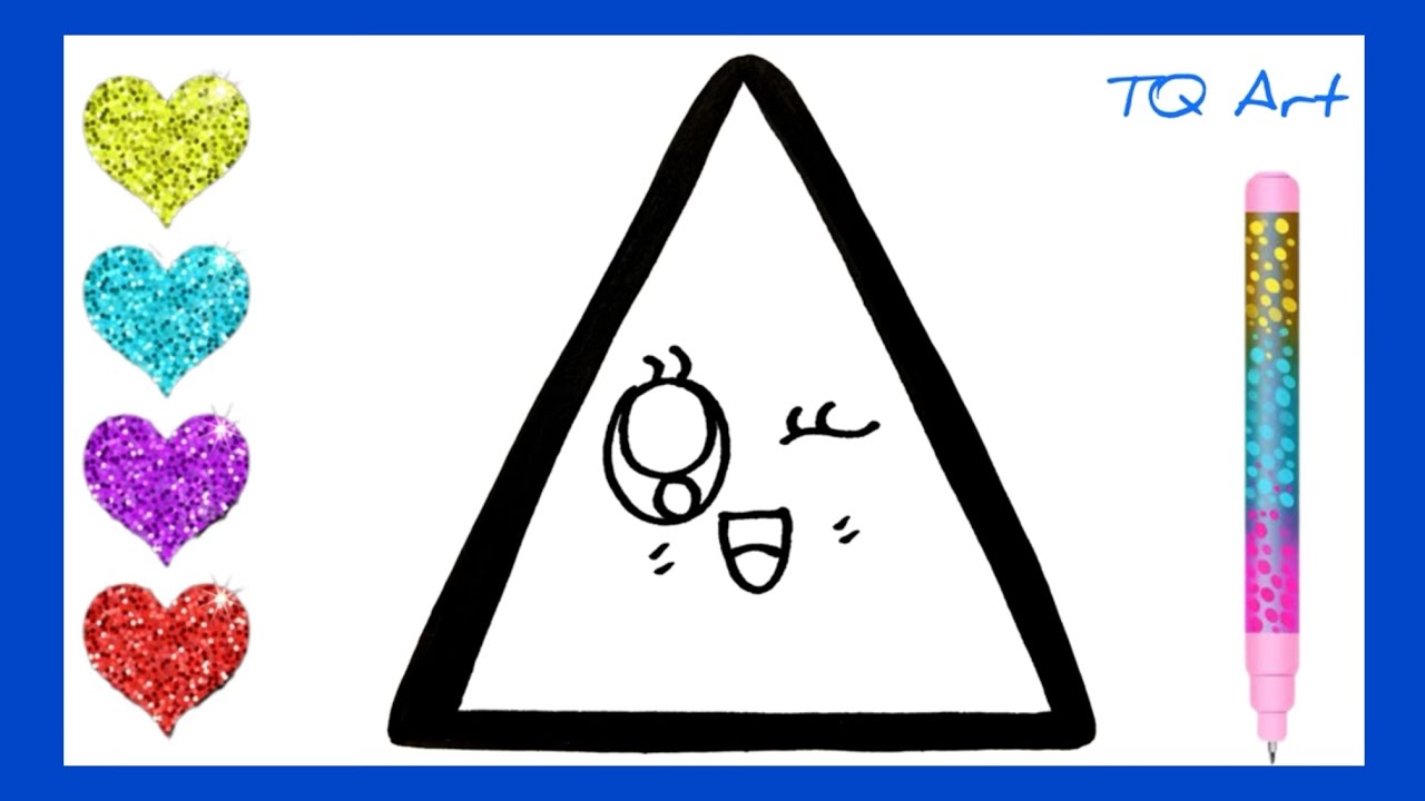 How to Draw a Triangle || Easy Drawings - YouTube