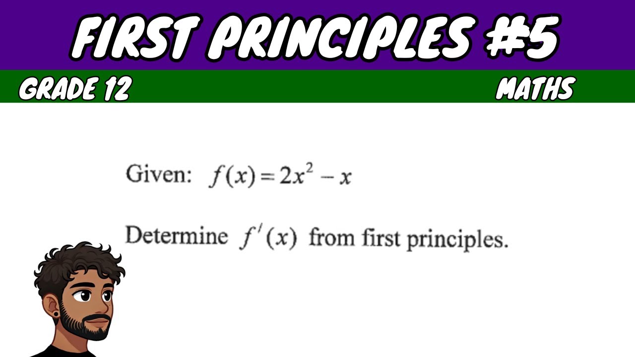 First Principles #5 | Grade 12 Maths - YouTube