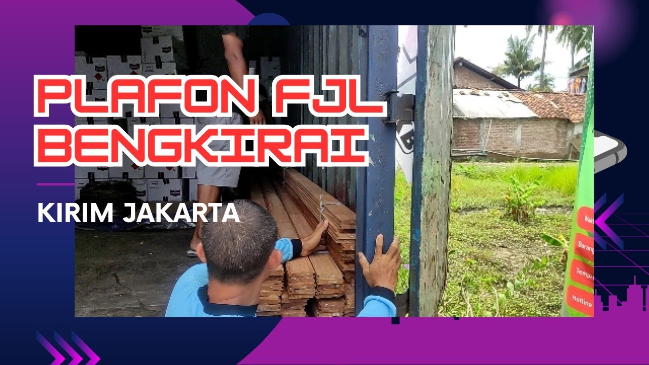 Atap Plafon Kayu Lumbersering FJL Bengkirai Kiriman Tujuan Jakarta ...