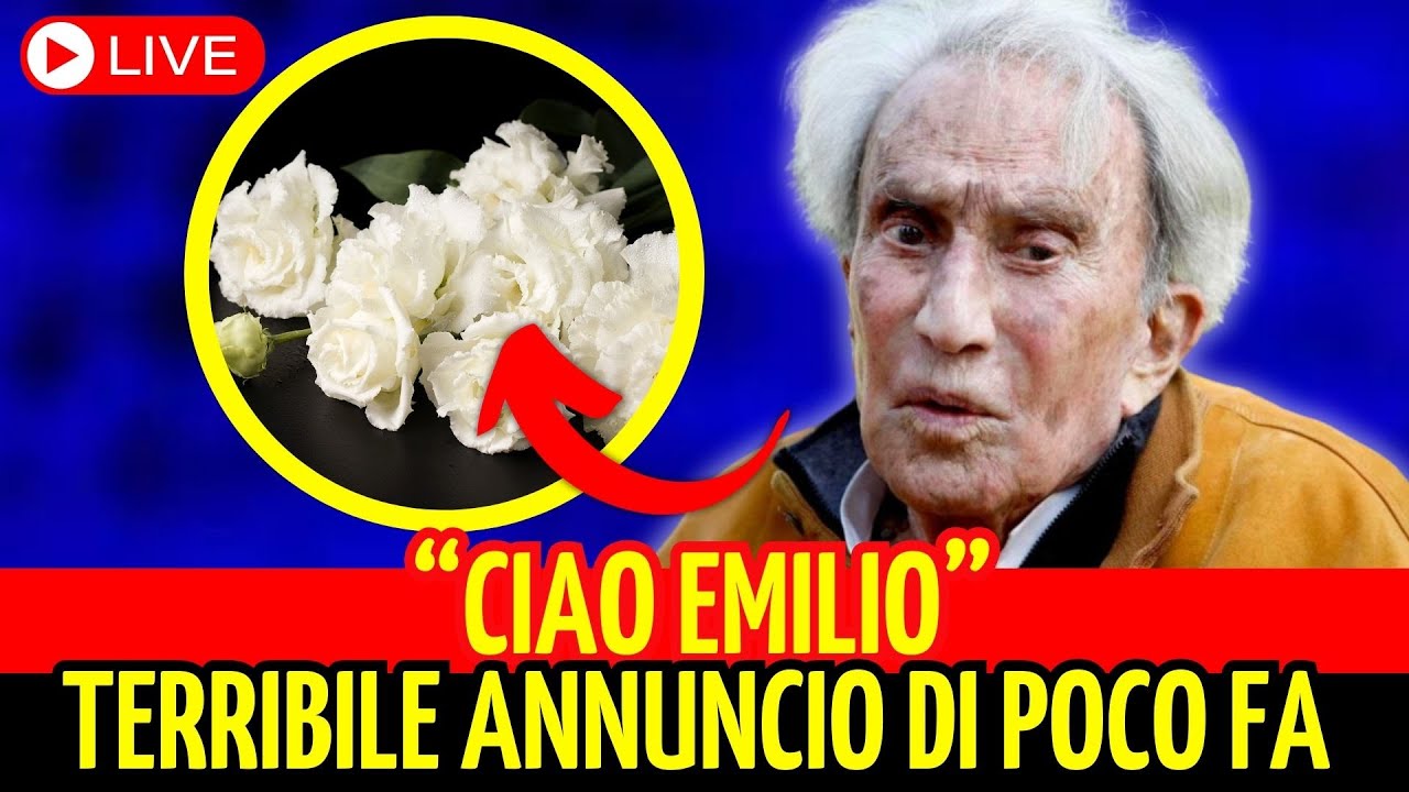 🙏 La triste notizia dall'RSA. "Ciao Emilio" l'amato conduttore è appen ...