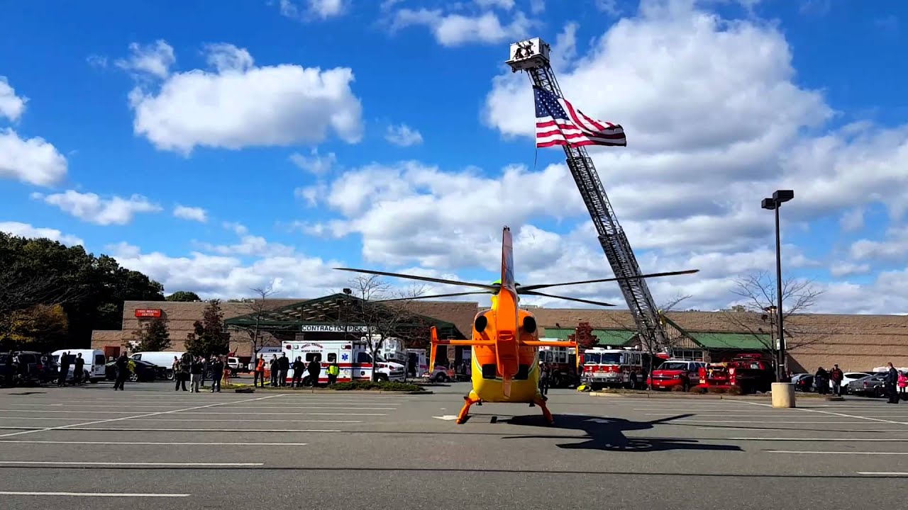 Monoc 1 taking off from Home Depot Safety Day - YouTube