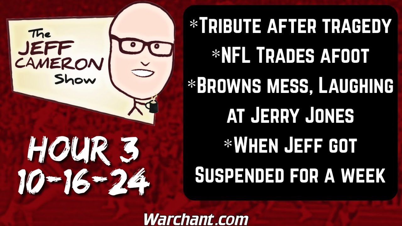 Jeff Cameron Show | Tribute through Tragedy | When Jeff got Suspended ...