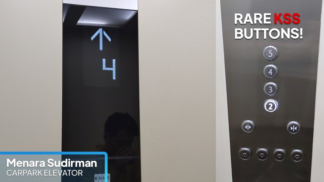 RARE BUTTONS! | KONE MonoSpace Elevator - Menara Sudirman, Jakarta ...