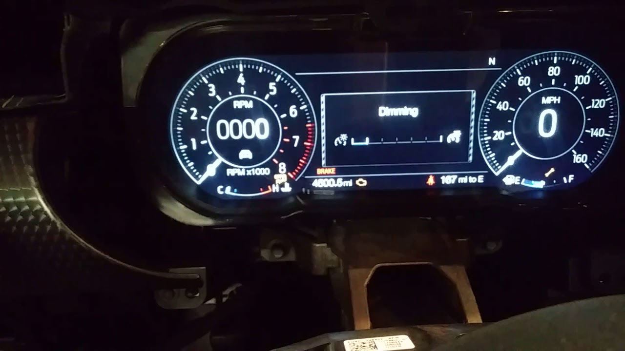 2018 Mustang digital cluster in 2017 GT(1) - YouTube