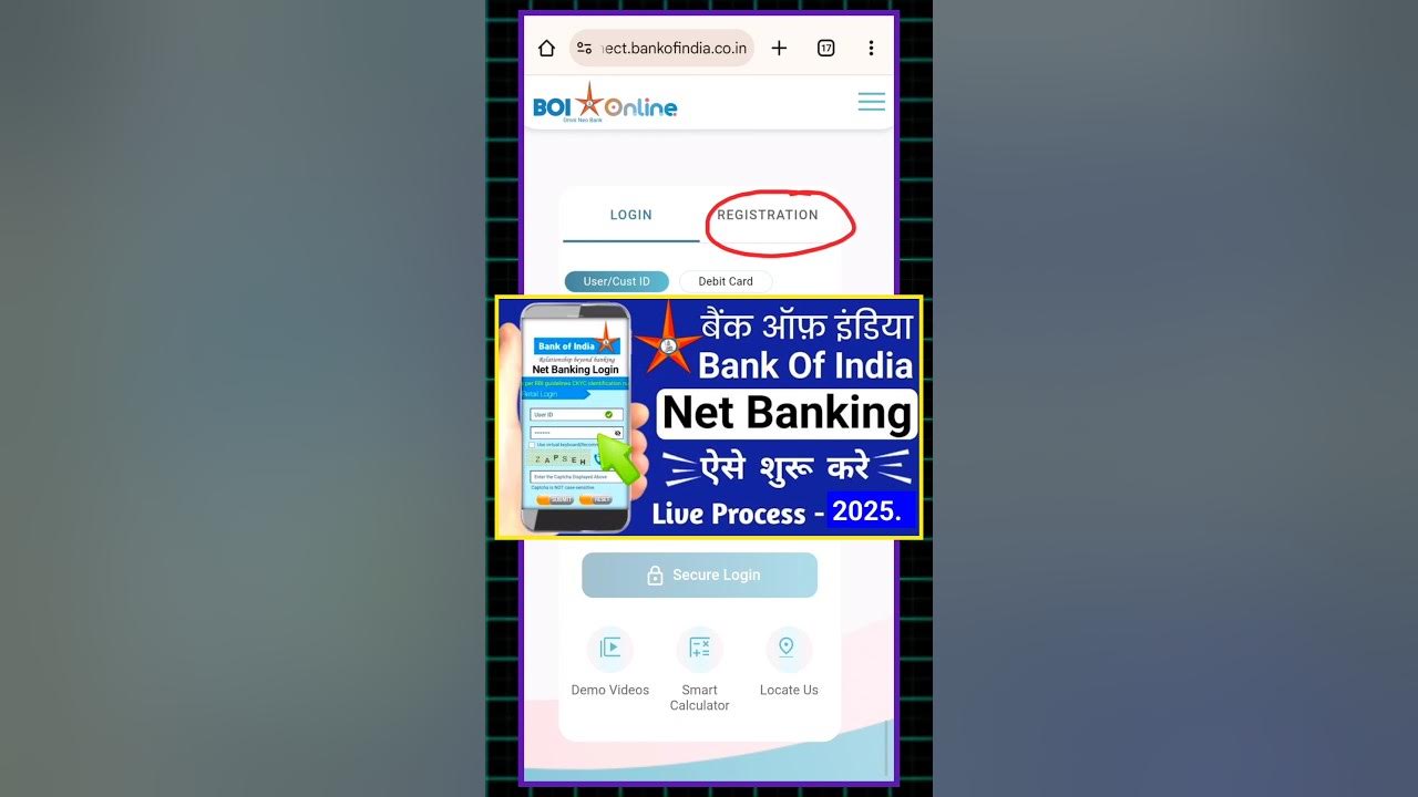Bank of india Internet 🛜 banking New Portal Launched | Boi Net Banking new Portal Launched - YouTube