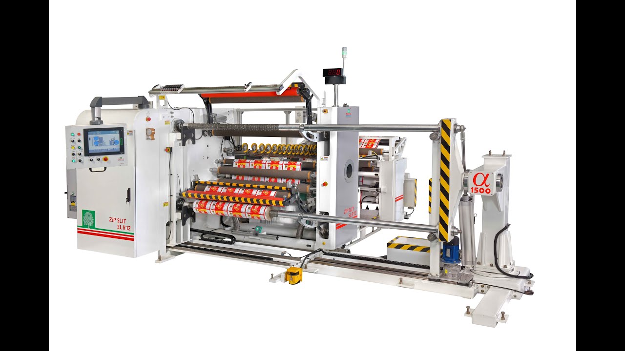 Duplex Slitter Rewinder ZiP SLIT SLR 12 - YouTube