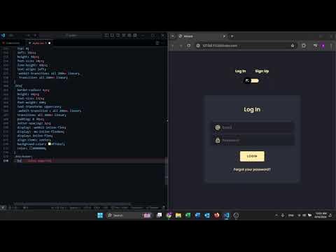 ASMR Programming - Login & Register Page - No Talking - YouTube