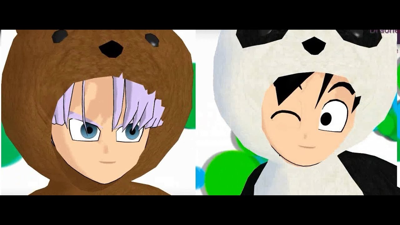 Trunks And Goten Dancing/ Trunks y Goten Bailando - YouTube