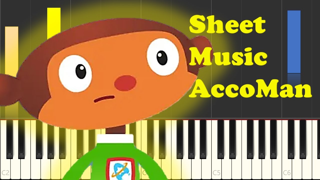 How To Play Astroblast Theme Song Piano Sheet Music EASY - YouTube