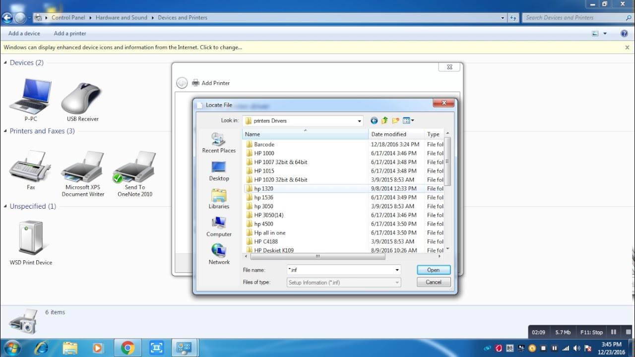INSTALLING SHARP PRINTER THROUGH IP ADDRESS (NETWORK) - YouTube