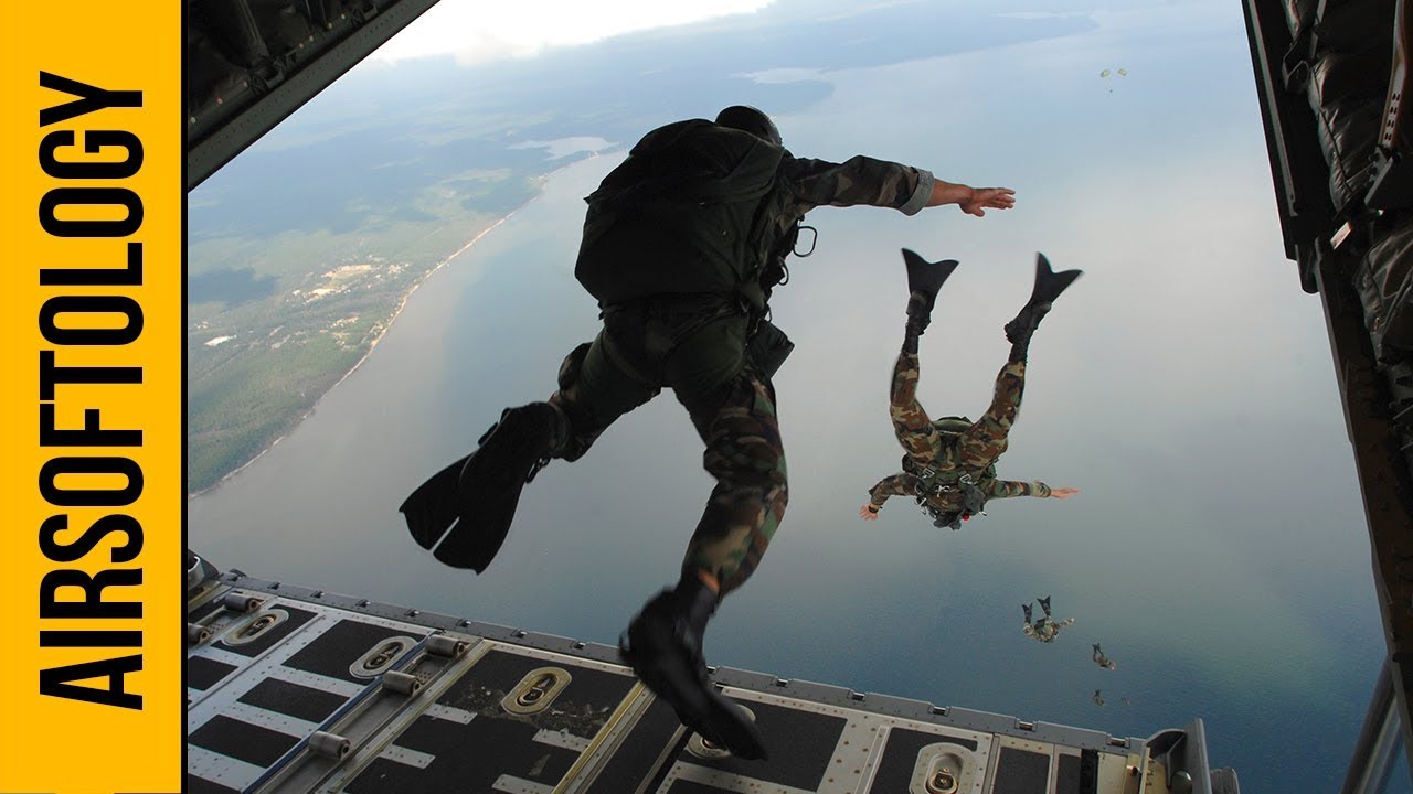 Parachuting into an Airsoft Game | Airsoftology Q&A Show - YouTube