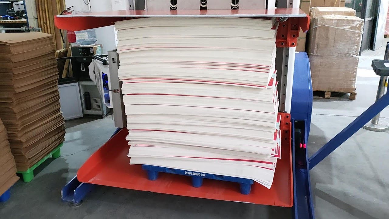 Fast aligning a disordered paper pile with WPT pile turner in a ...