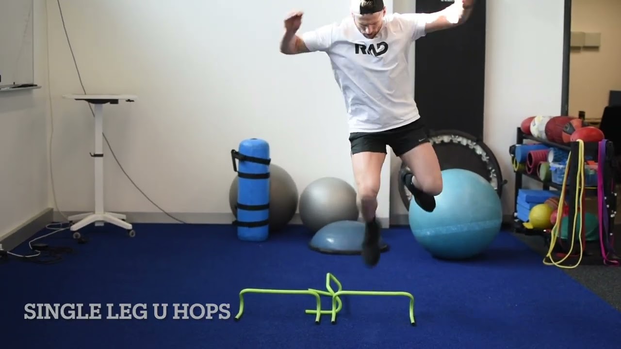 Single Leg U Hops - YouTube