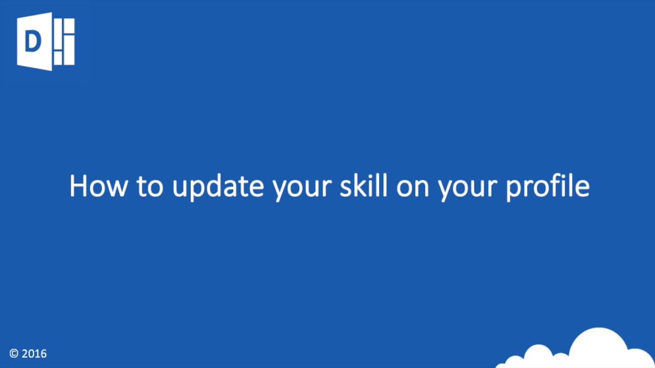 Delve - How to update your skill on your profile - YouTube