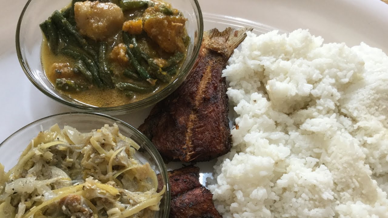 Karindirya (puso ng saging , sitaw at kalabasa) - YouTube