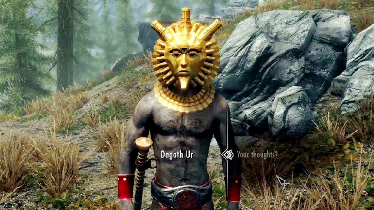 Dagoth Ur Skyrim follower Mazel tov walkthrough - YouTube