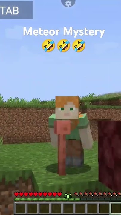 Meteor Mystery 🤣🤣🤣 #minecraft #gaming #official #funny #comedy #shorts ...