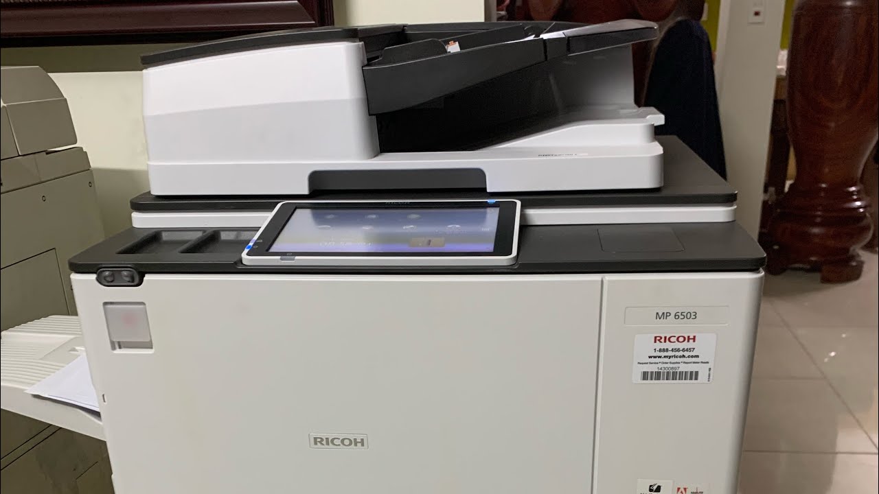 Review máy ricoh mp6503/7503 - YouTube