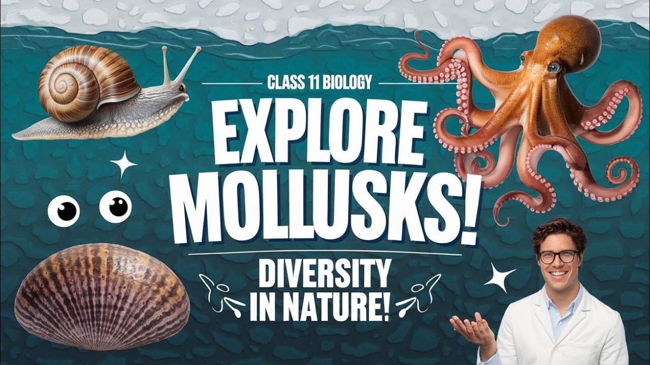 Types and Reproductive Strategies in Mollusca | Class 11 Biology | NEET ...