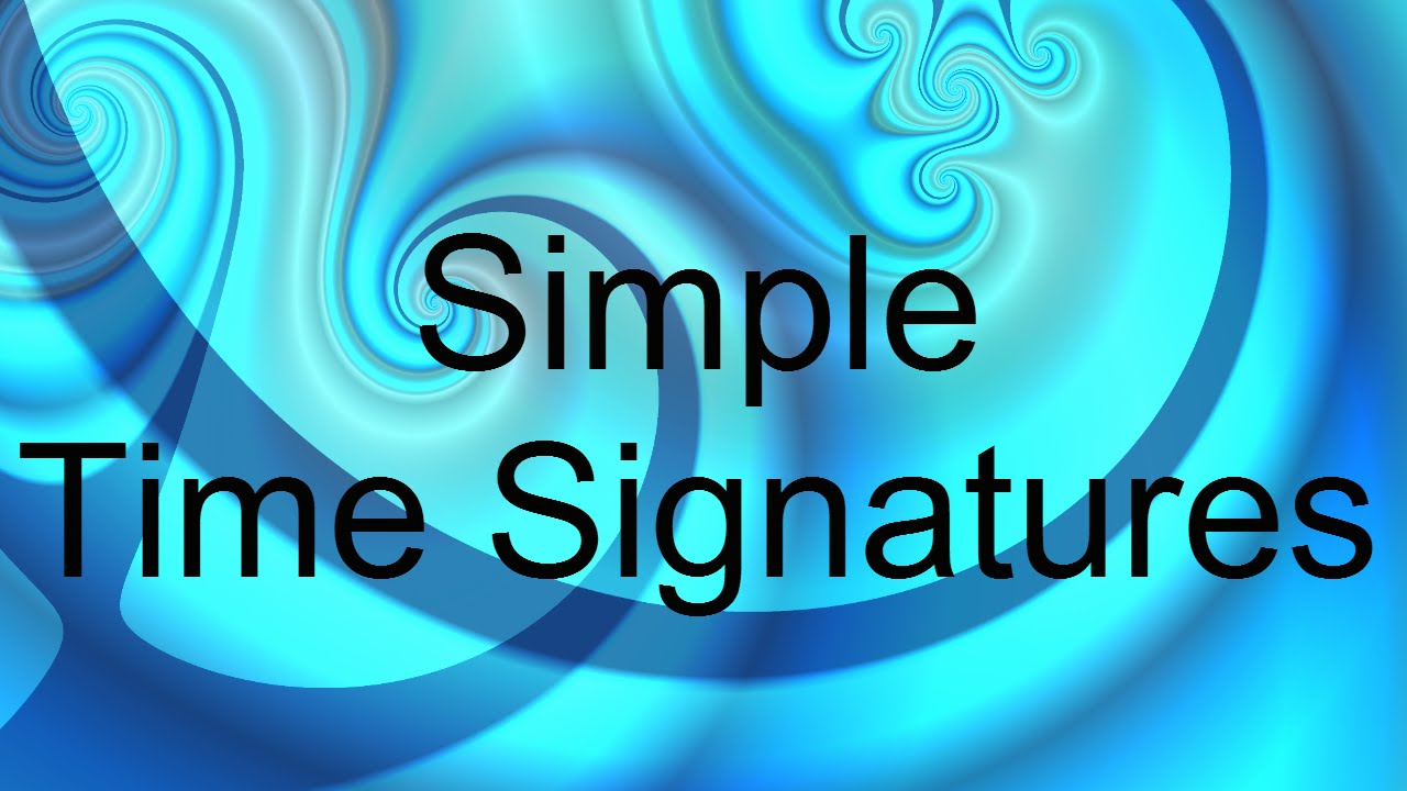 Theory lesson - Simple Time Signatures - YouTube