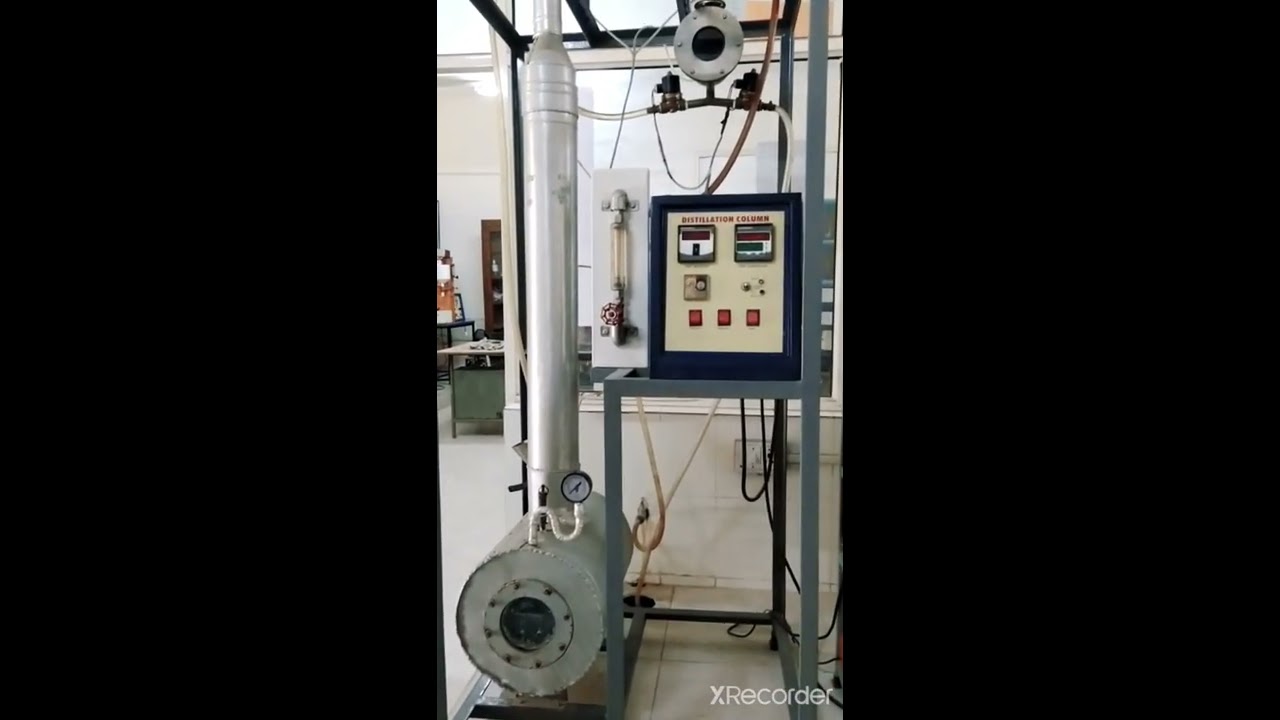 Packed Bed Distillation Column - YouTube