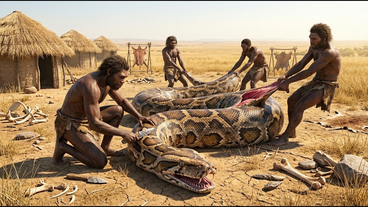 Life 5 Million Years Ago: Prehistoric Humans vs Giant Python – The ...