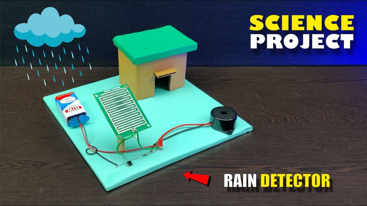 How To Make Rain Detector Project|| Rain Detector Project|| Rain Sensor ...
