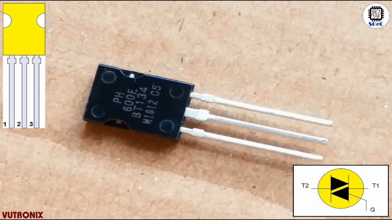 [SGeC] BT134-600E Triac 600V-25A - YouTube