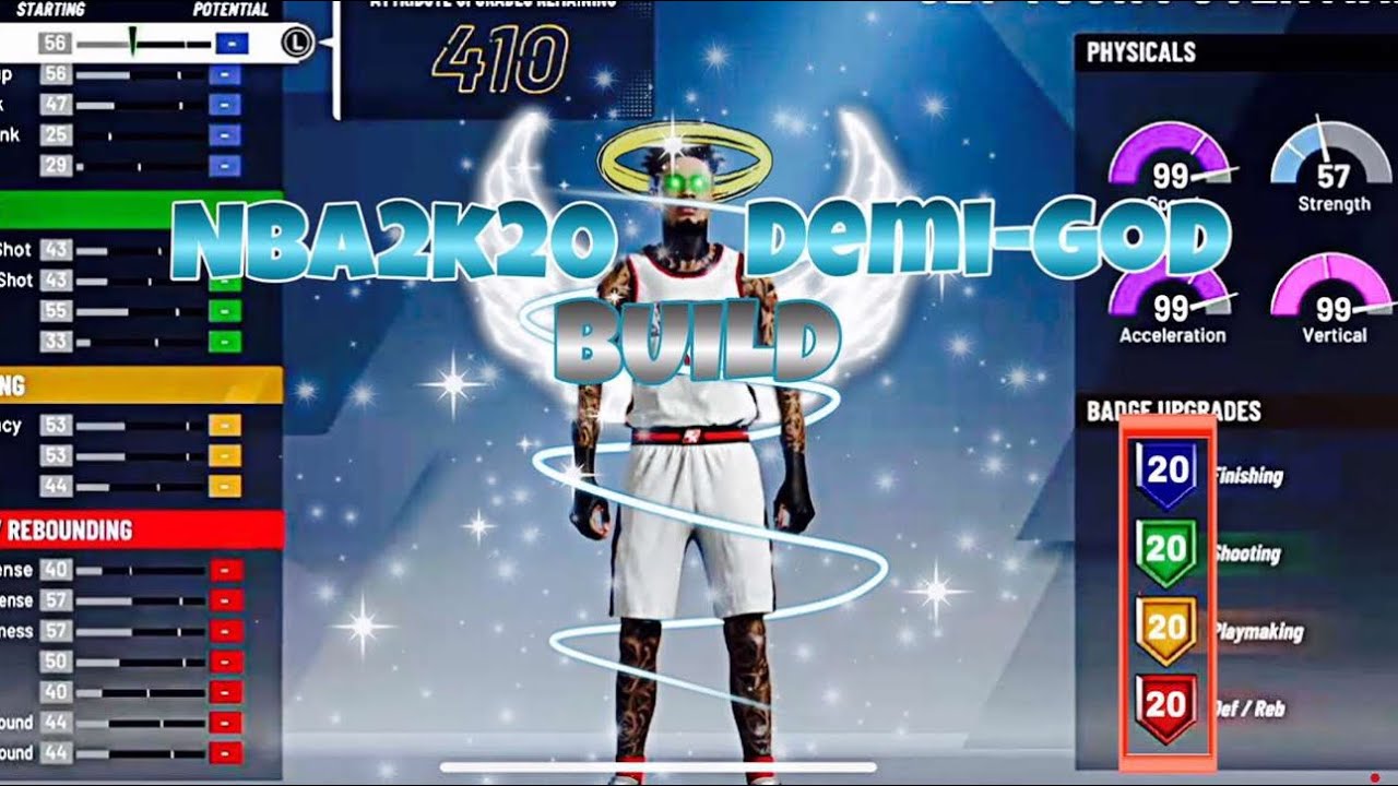 NEW BEST DEMI-GOD BUILD IN NBA 2K20 (GAME BREAKING)!!! - YouTube