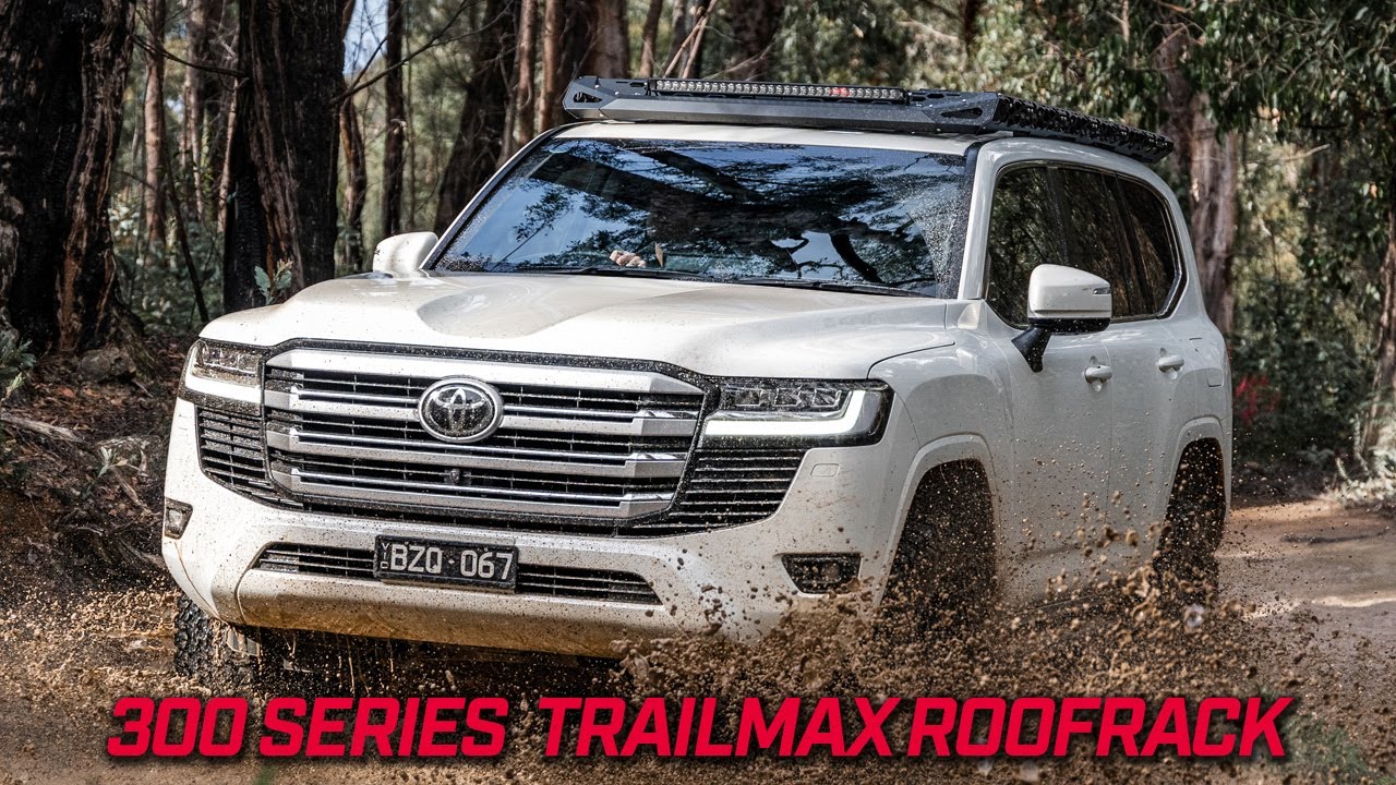 Check out the TrailMax 300 Series Landcruiser roof rack. - YouTube