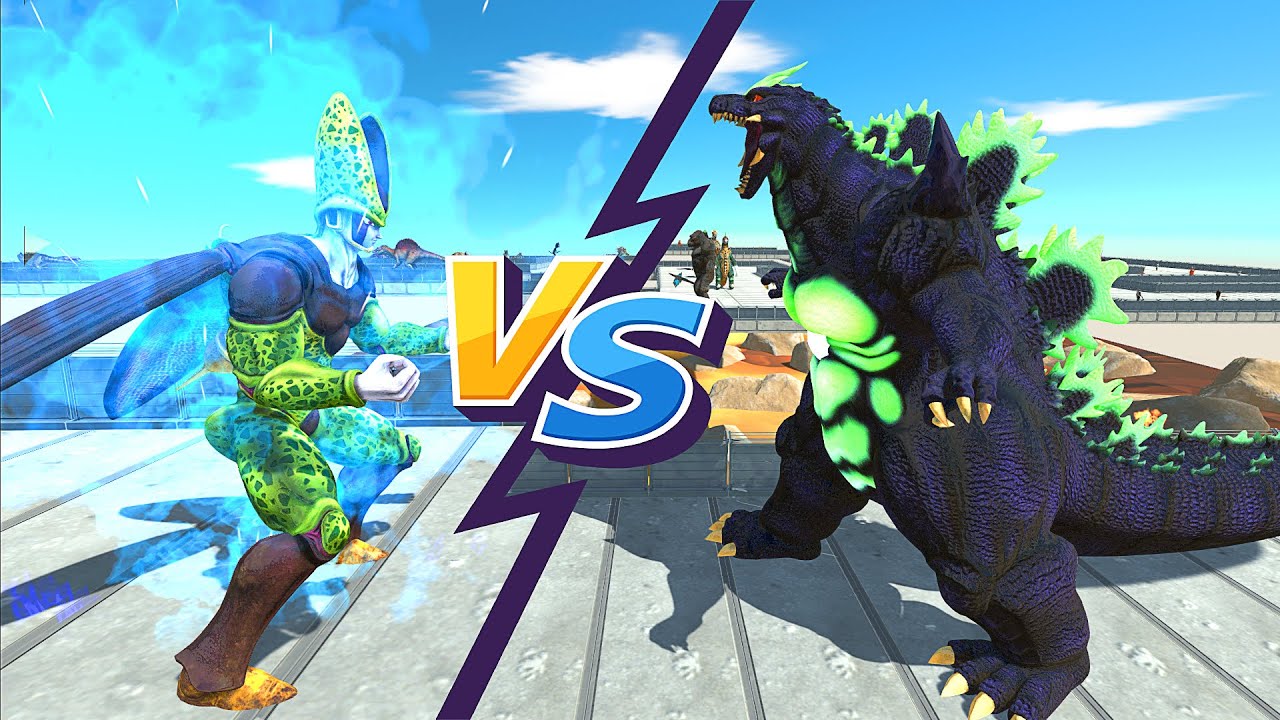 CELL PERFECT VS SUPER GODZILLA LAVA DEATH RUN - Animal Revolt Battle ...