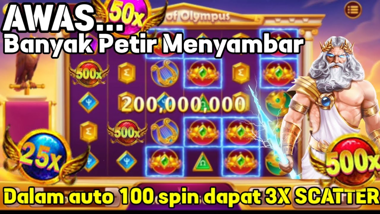 OLIMPUS MARAH |SCATTER 3X DI AUTO SPIN 100 | #higsdomino #sedekah # ...