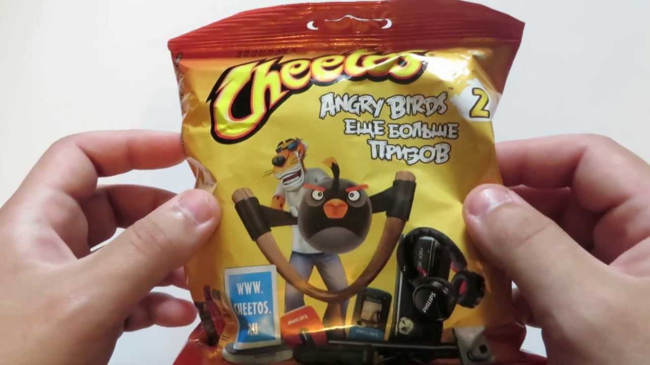 Обзор Cheetos - Angry Birds 2 со вкусом "Сыр" - YouTube