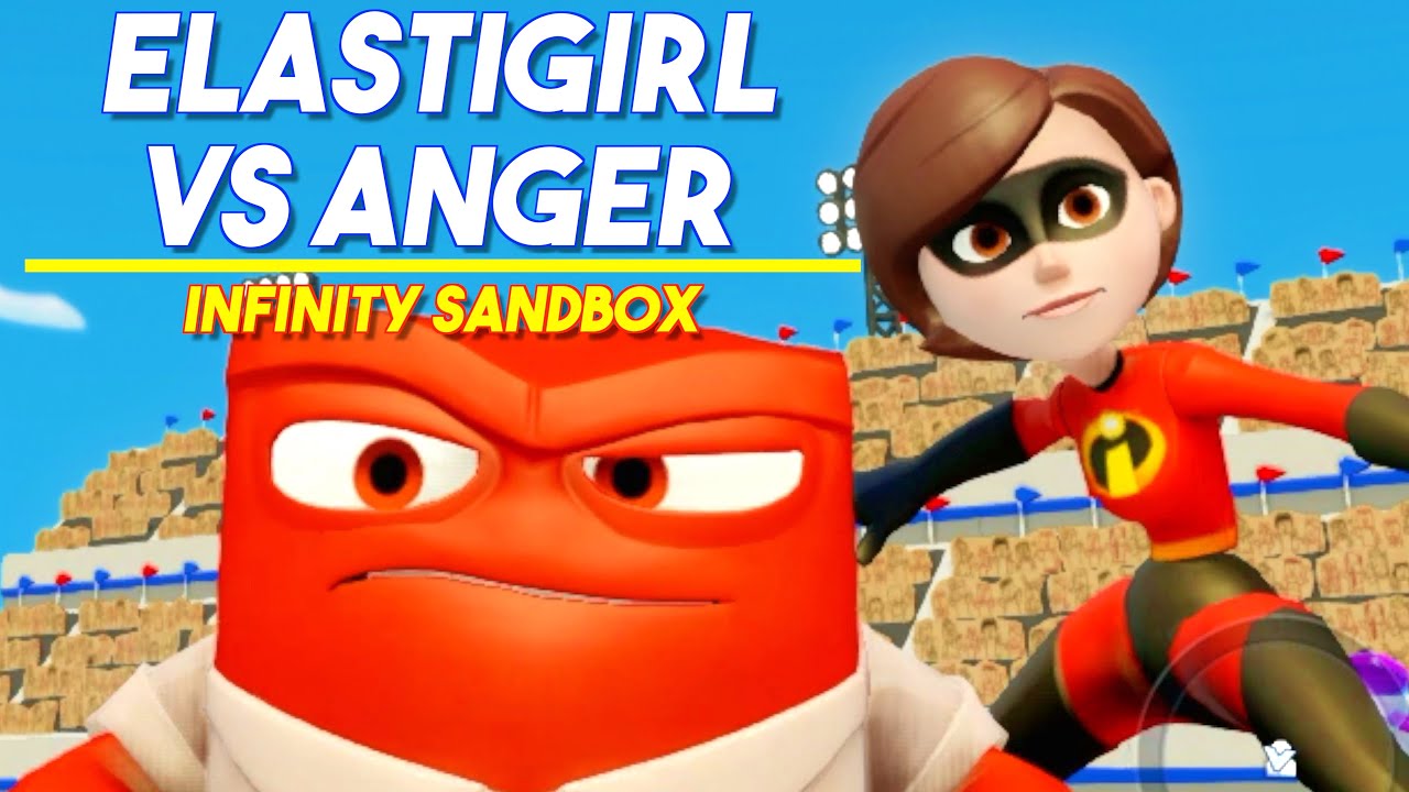 Anger vs Elastigirl | The Incredibles vs Inside Out | Infinity | Disney ...