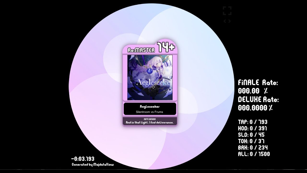 [Majdata] Aegleseeker Re:MASTER (14+) - YouTube