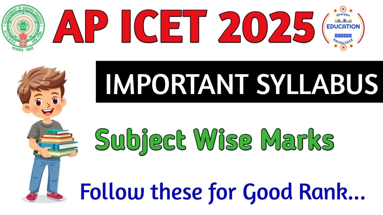 AP ICET 2025 IMPORTANT SYLLABUS & SUBJECT WISE MARKS TOPICS TO PREPARE ...