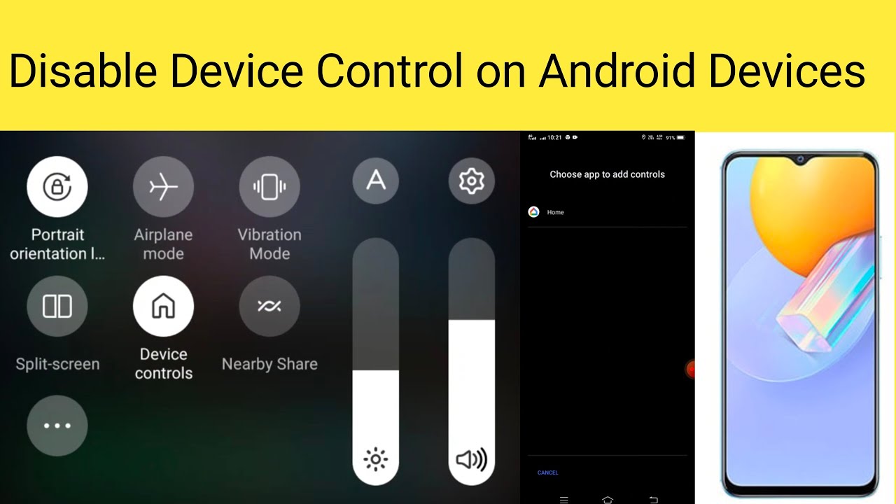 How to Disable Device Control Feature on your Android Devices - YouTube