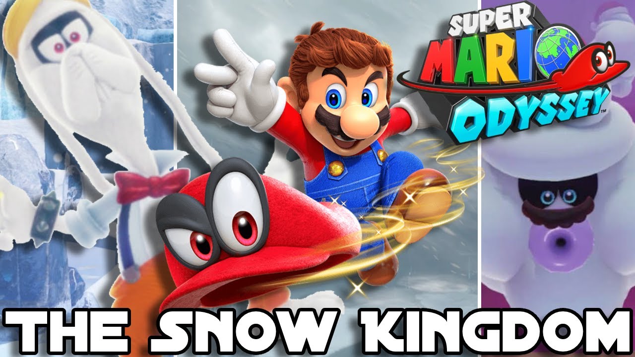 Super Mario Odyssey: Snow Kingdom, The Four Rooms, and Rango Boss Fight #2 - Walkthrough - YouTube
