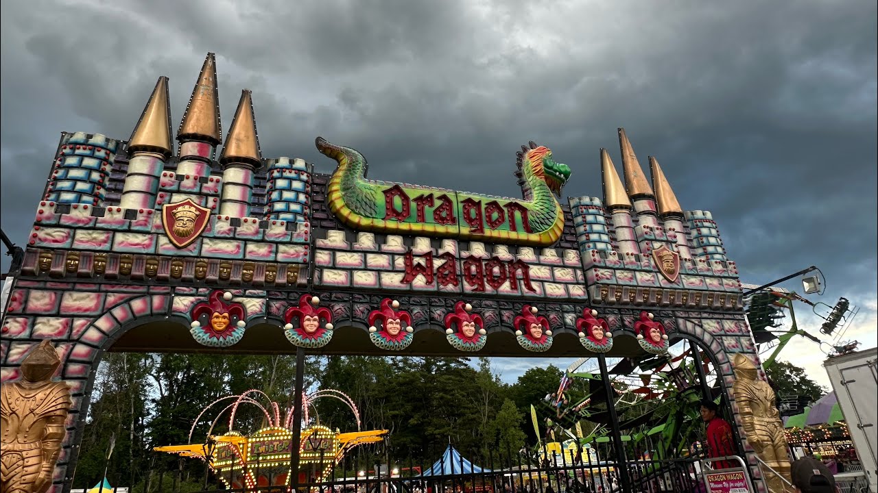 Dragon Wagon Dalton Carnival Off Ride Footage 2024 (No Copyright) - YouTube