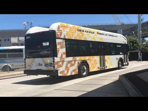 [Part 2] TheBus Honolulu (HI) Route 32 Kalihi TC Bus 3501 (2021 Gillig ...