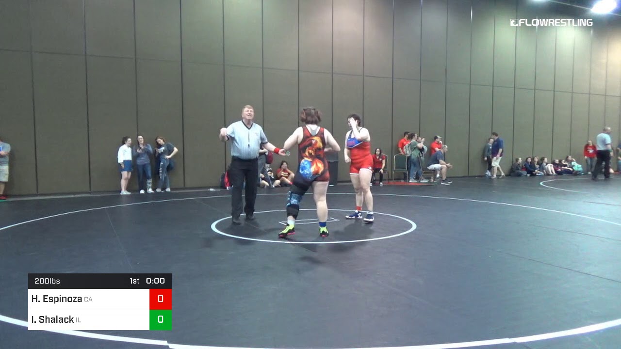 200 Lbs Consi Of 8 2 Hollie Espinoza Team California Vs Isabeau Shalack ...