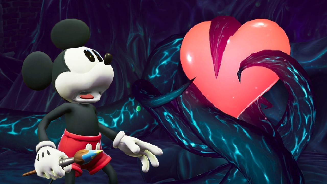 Epic Mickey Rebrushed - Final Boss & Good Ending - YouTube